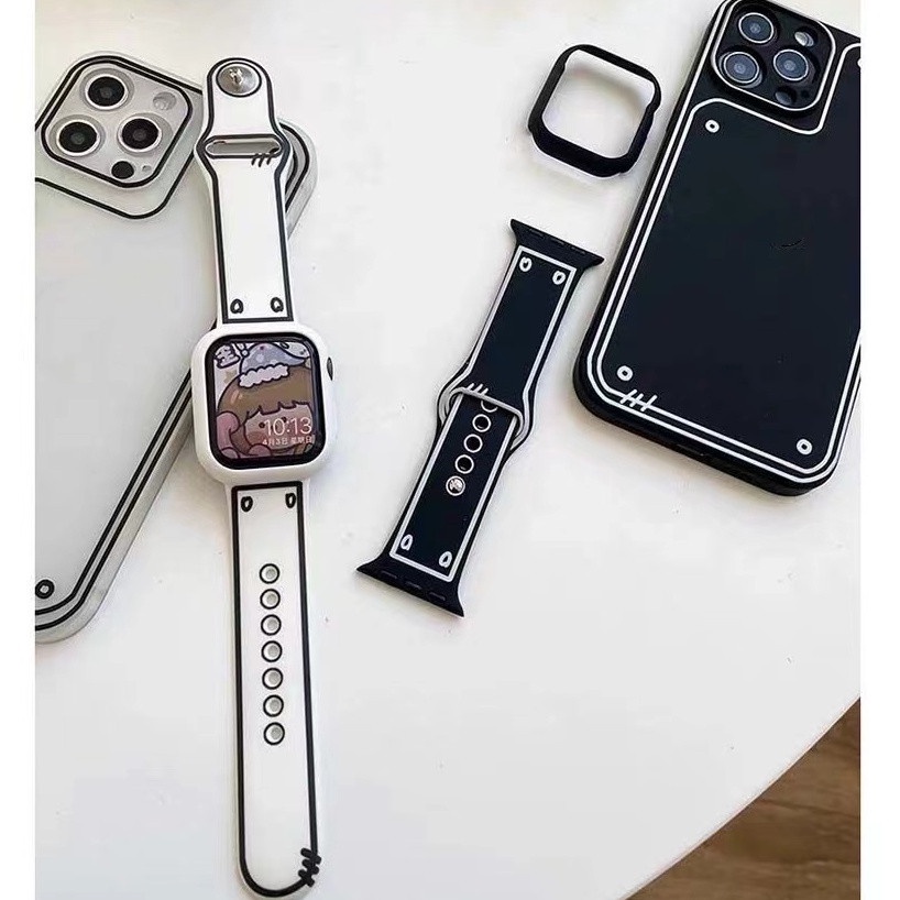 Two-dimensional Apple Watch S8 Band Iwatch S7 Strap Apple Watch 6 ...