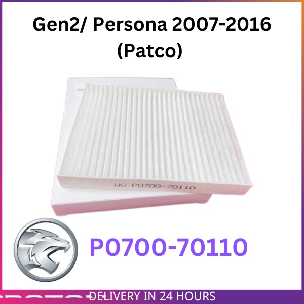 Proton Gen2/ Persona 2007-2016 (Patco) Nylon Type Cabin Air Cond Filter ...
