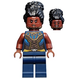 [Authentic] Lego mini figure SHURI - Dark Blue Top SH735 76212 Shuri's ...