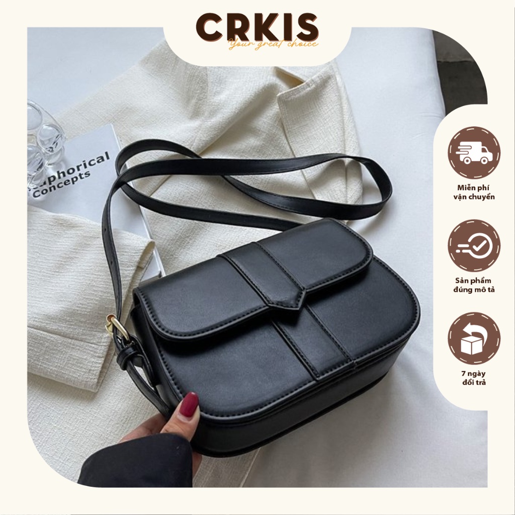 Women's one-shoulder crossbody bag, Korean style square shape, size 22 ...