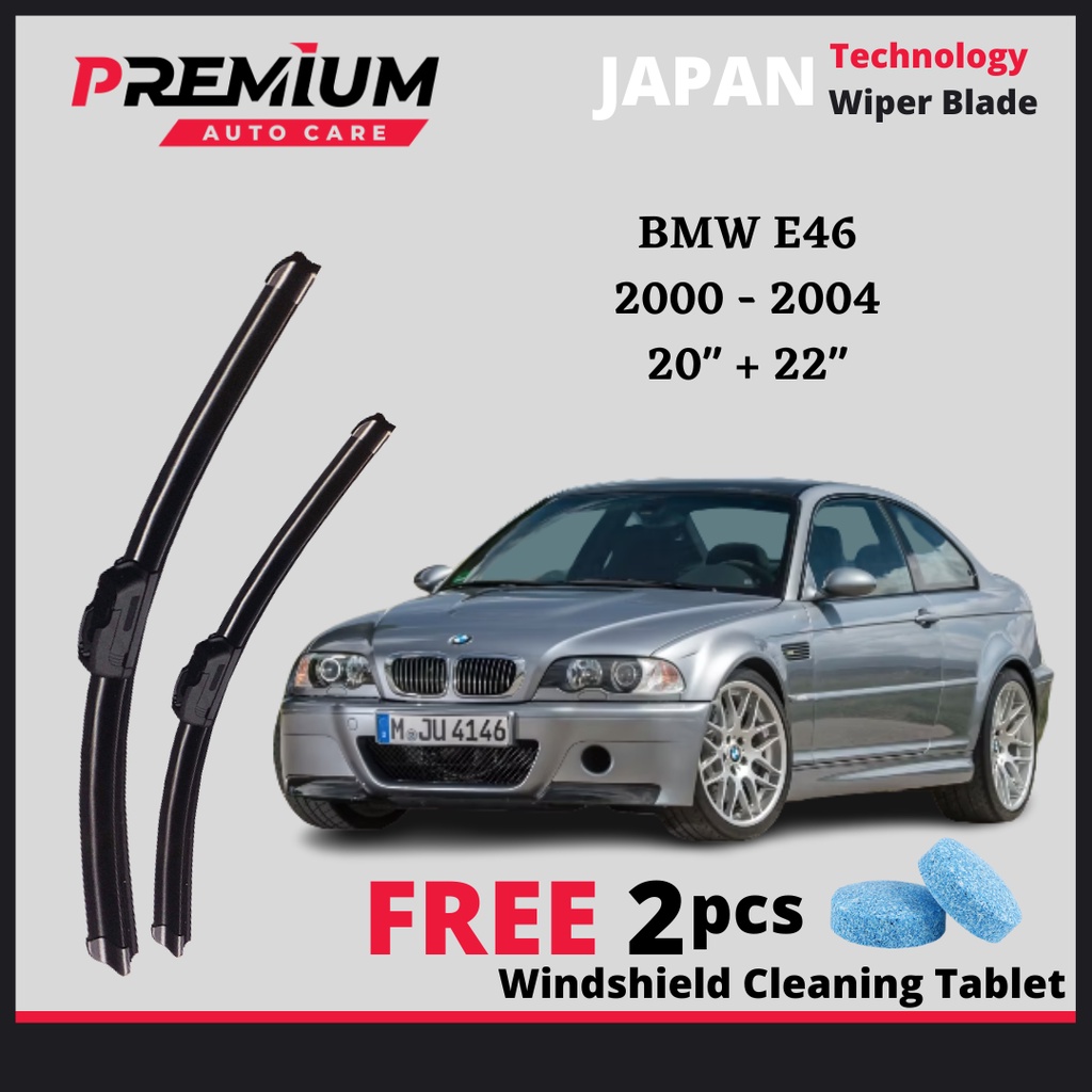 🔥 BMW 3 Series E46 [1997-2004] PREMIUM RUBBER WIPER BLADE JAPAN ...