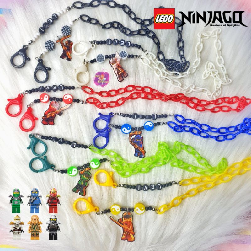 Ninjago Mask Chain For Kids Lego Mask Necklace Ninjago Mask Strap Lego ...
