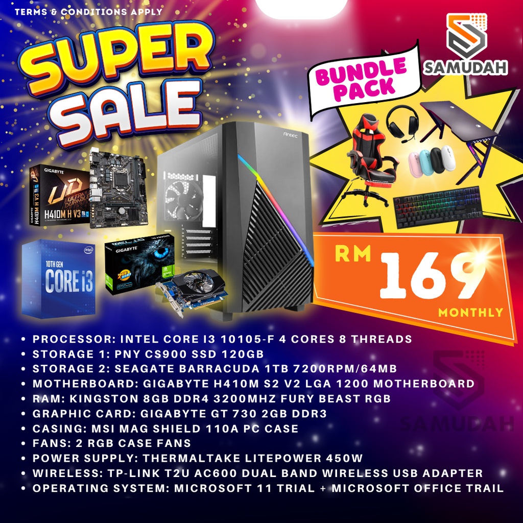 Ansuran Mudah Bulanan PC Gaming Set | Tanpa Deposit | Apply lulus dapat ...