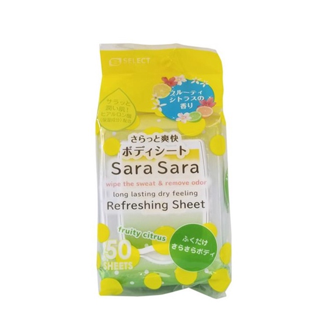 Sara Sara S Select Moisturizing and Cleansing Wet Wipes (Fruit Flavor ...