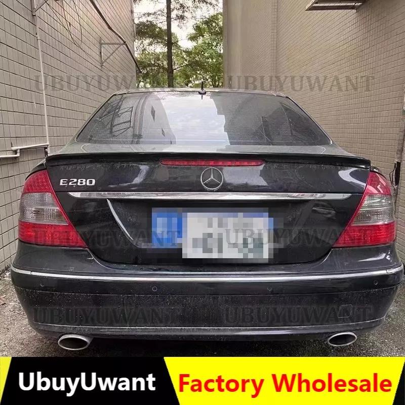 W211 Carbon Fiber Rear Spoiler For Mercedes-Benz E-class W211 Sedan 4 ...
