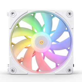 [Ready Stock]Jonsbo ZF-120 ARGB Building Block Fan White 120mm Splicable Tandem Desktop Computer ...