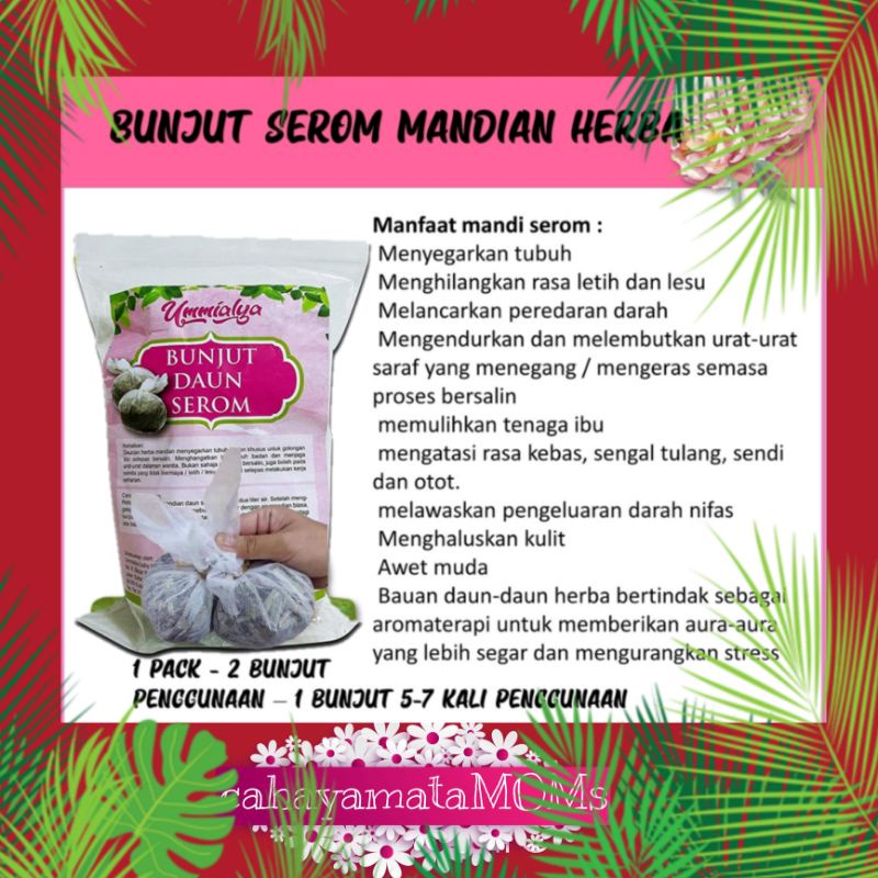 UMMIALYA BUNJUT DAUN SEROM MANDIAN HER A BERPANTANG | Shopee Malaysia