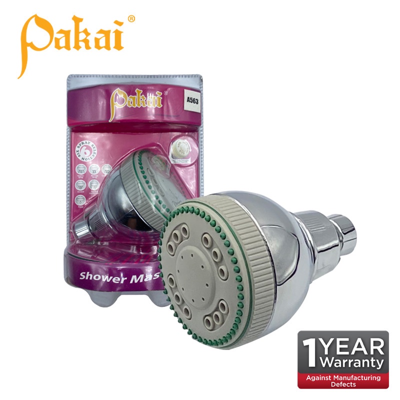 Pakai Hibiscus Multi Spray Shower Rose Chromed Plated 6 FUNCTIONS ...