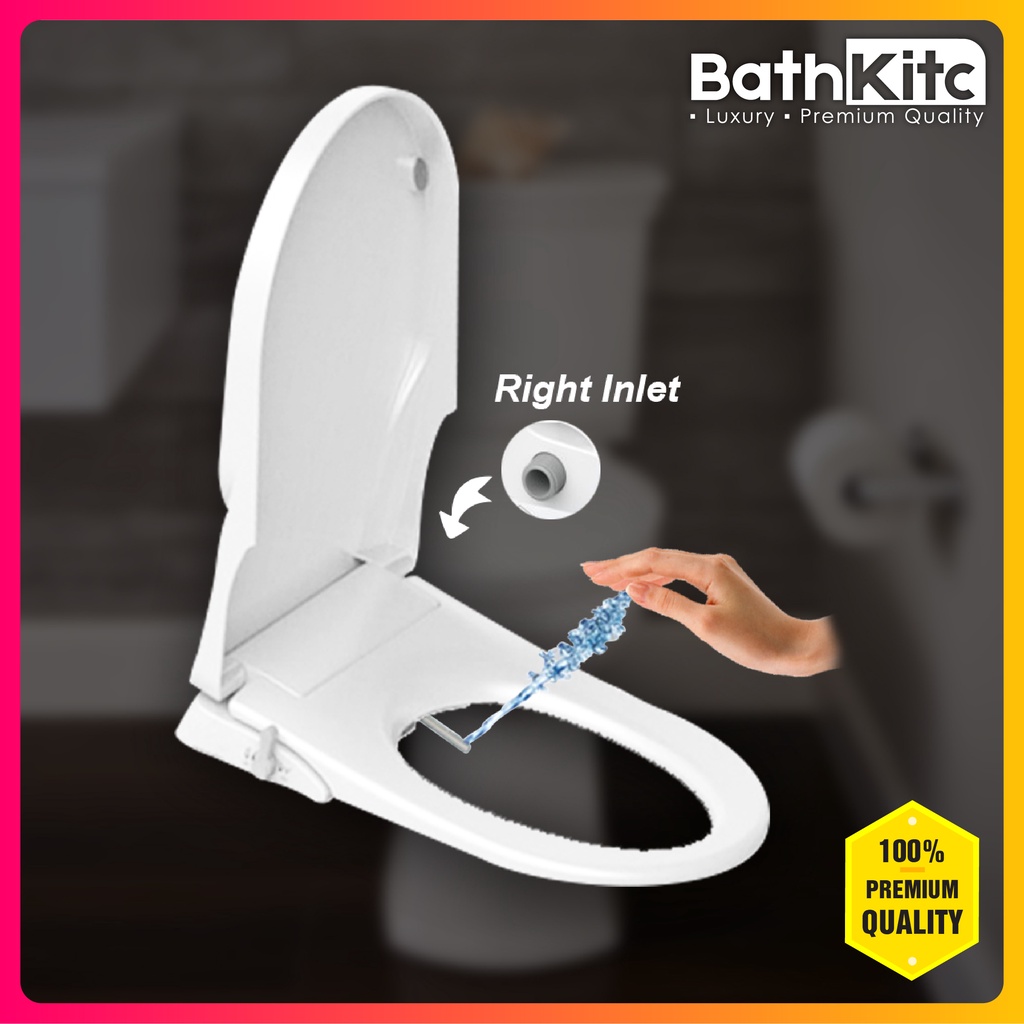BATHKITC Bathroom Toilet Non Electric Bidet Seat Cover D Shape | Shopee ...