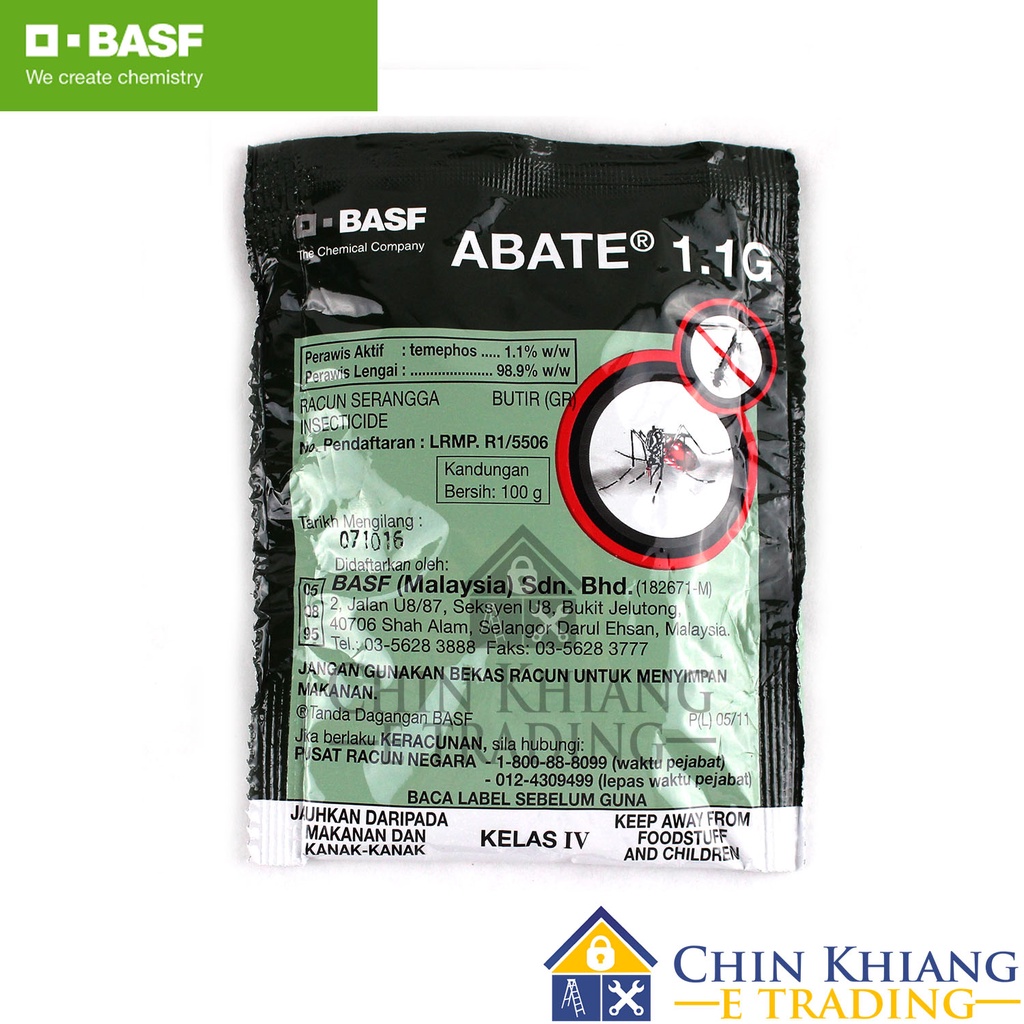 BASF B1100 Abate 1.1G Aedes Mosquito Larvae Killer 1 x 100g | Shopee Malaysia