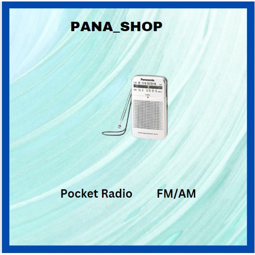Panasonic Pocket Radio RF-P50 (AM/FM) | Shopee Malaysia