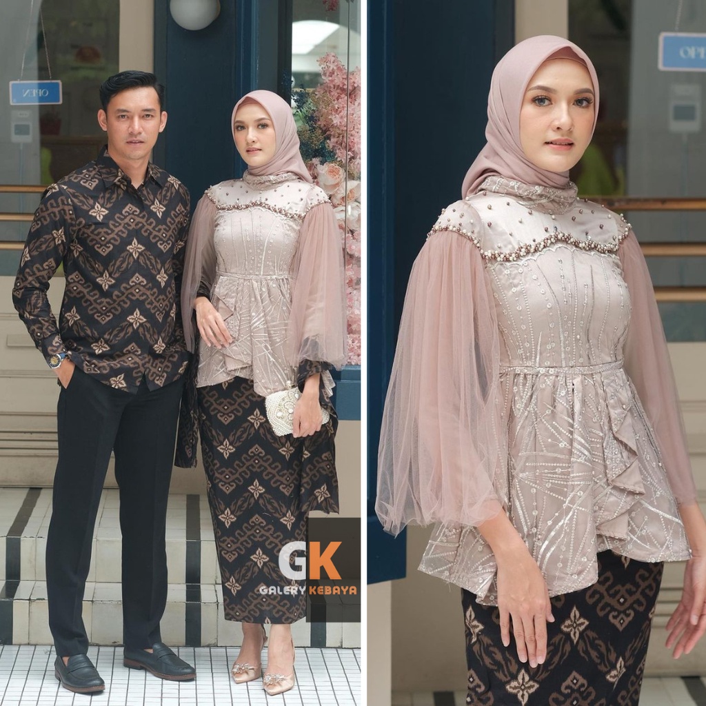 Batik Couple Kebaya Modern Kebaya Fiance Kebaya Application For ...