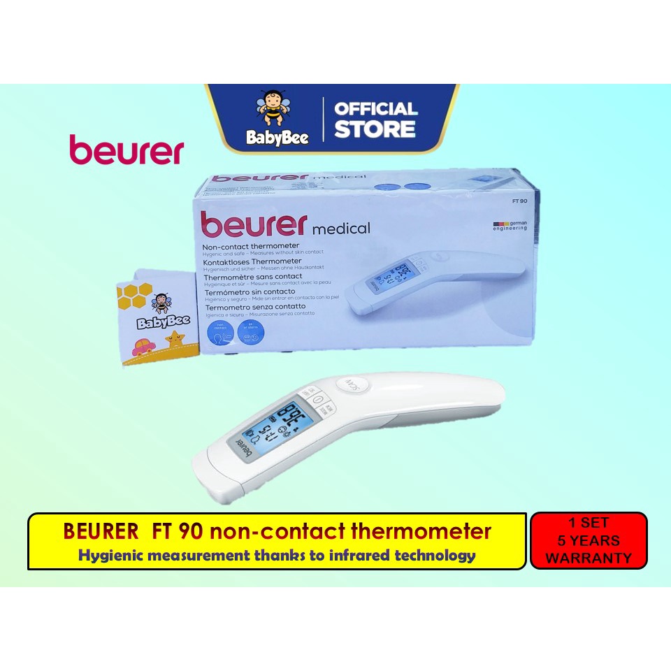 Beurer Non Contact Forehead Thermometer FT90 | Shopee Malaysia
