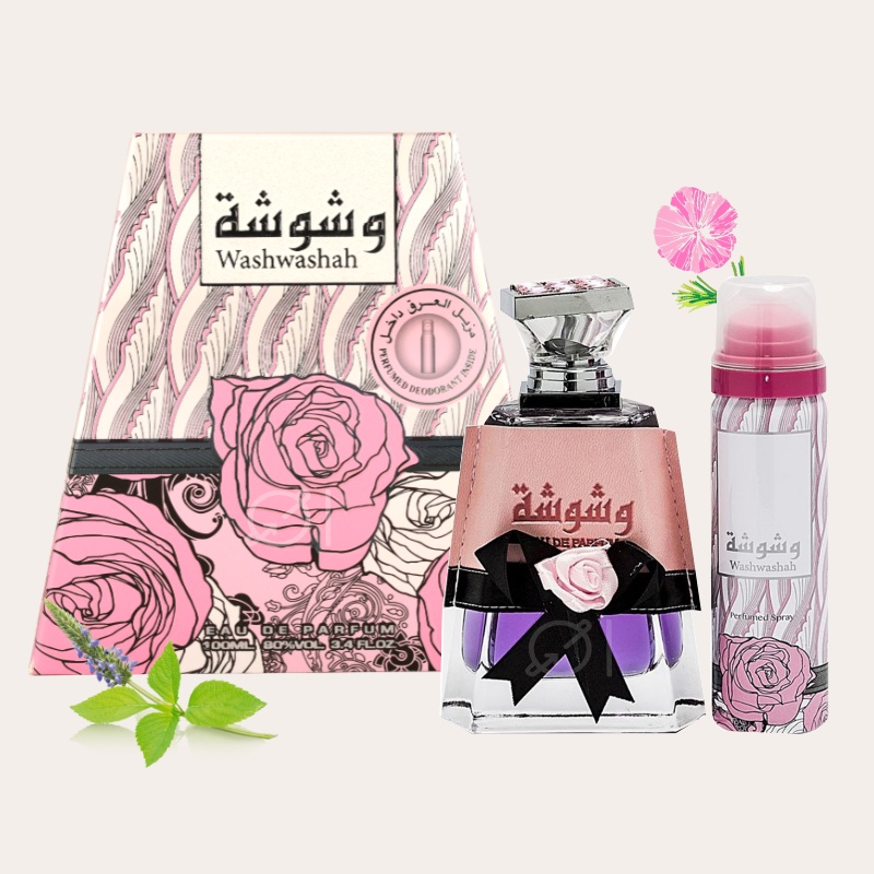 Washwashah Perfume With Spray Eau de Parfum Original Minyak Wangi Arab ...