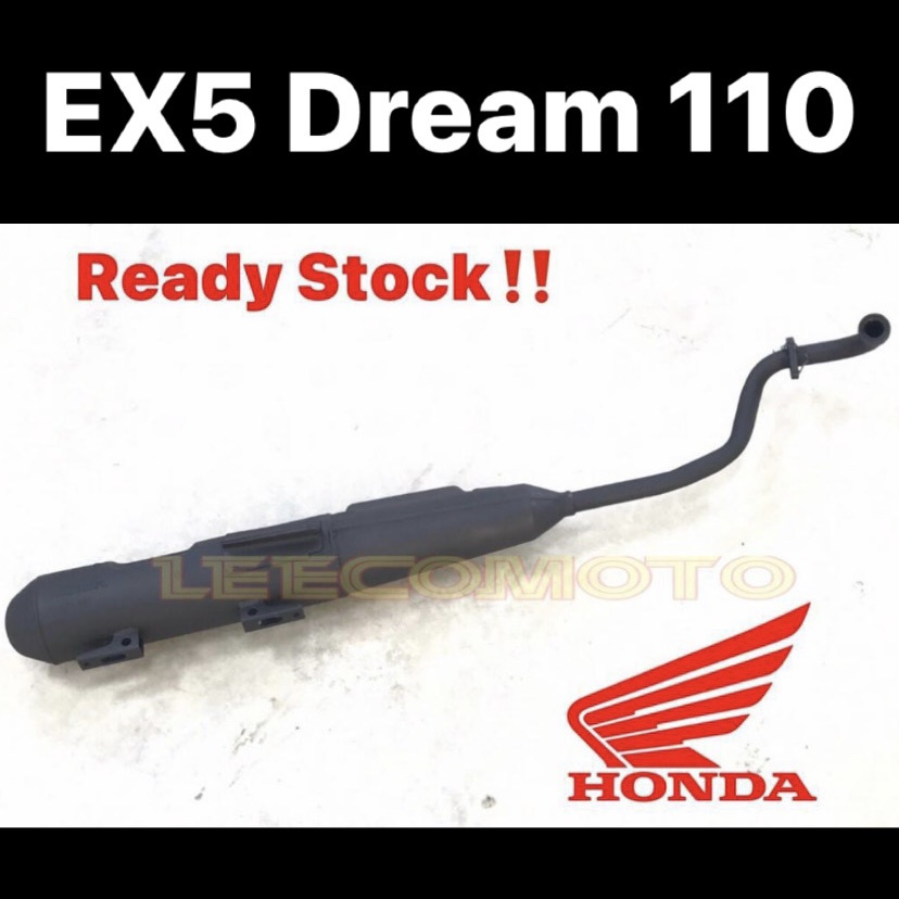 HONDA EX5 110 DREAM110 EX5-110 EX5110 DREAM 110 Exhaust STD STANDARD MUFFLER PIPE PAIP EKZOS ...