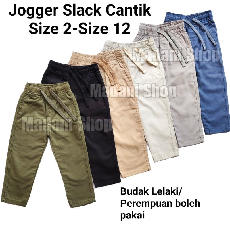 Slack Kids Unisex (Size 2-Size 12) | Shopee Malaysia