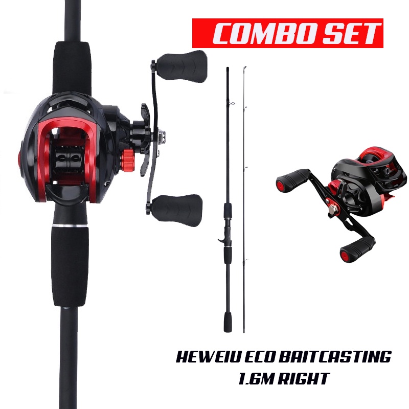 KFT Fishing Rod Combo SET Reel Spinning Joran Pancing Casting 1 Set ...
