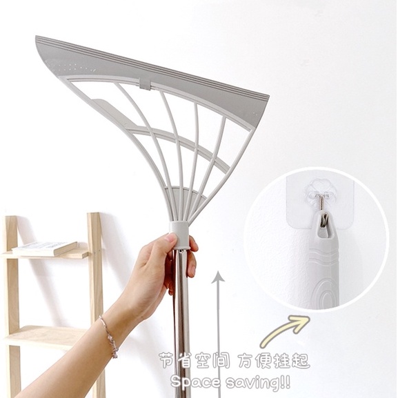 🔥【RS】🔥 Multipurpose Magic Broom Silicone Sweep Water Stain Wiper ...