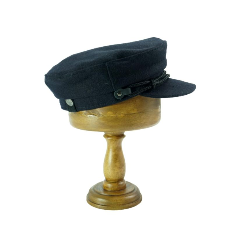 Tuckwoll - Fiddler Cap Black Hat (blue) | Shopee Malaysia
