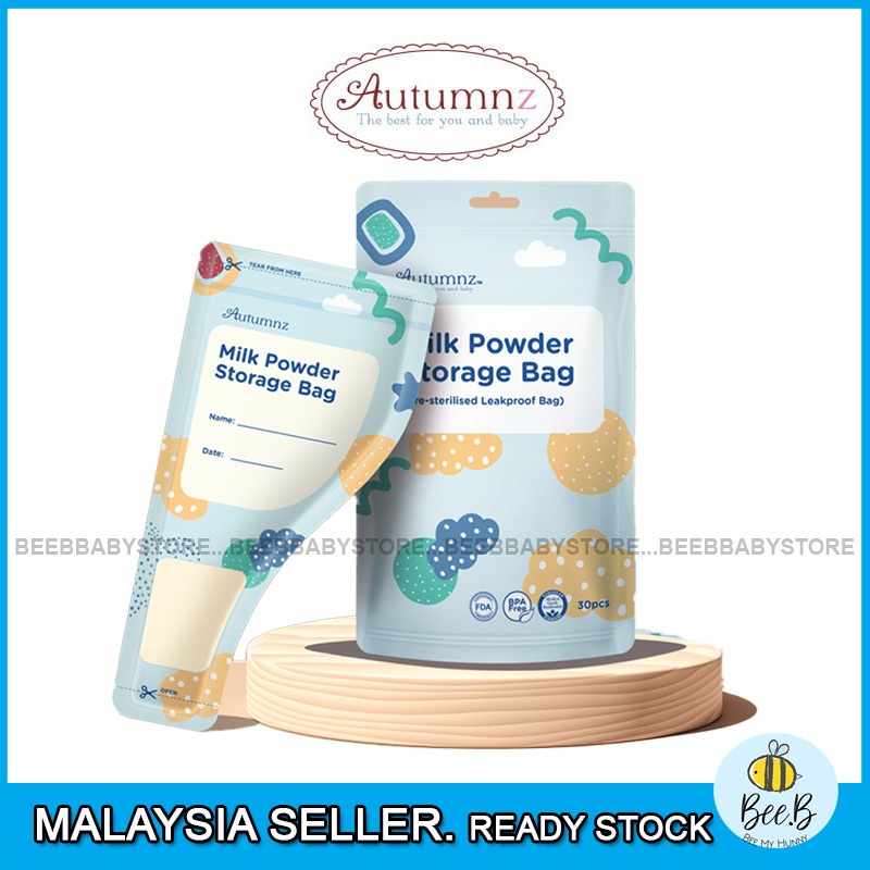 Autumnz - Milk Powder Storage Bag (Pre-sterilised Leakproof Bag ...