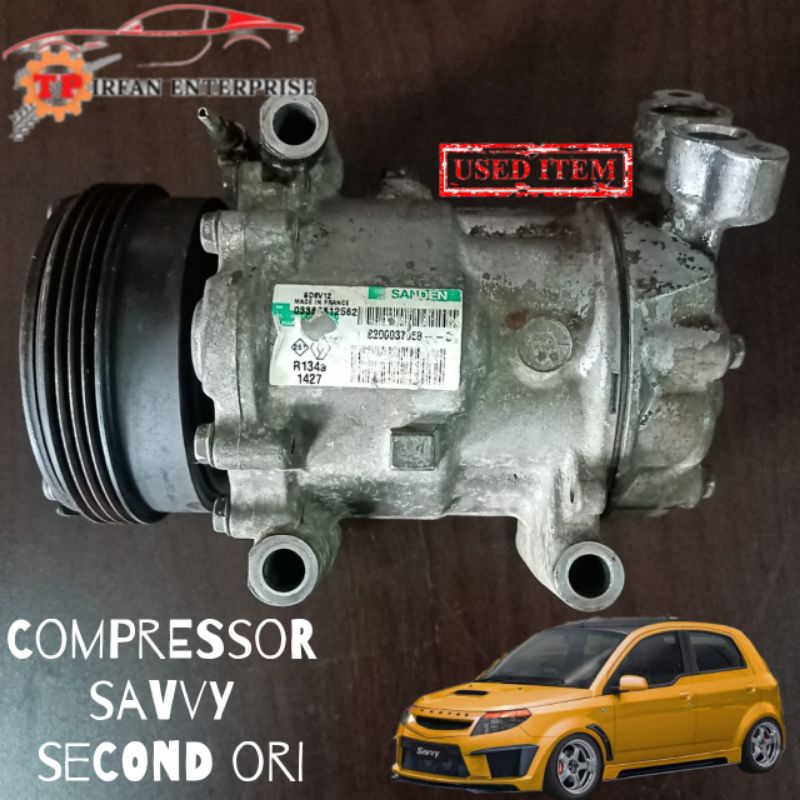 COMPRESSOR AIRCOND SAVVY 2ND HAND | Shopee Malaysia