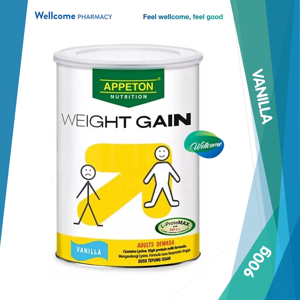 Appeton Weight Gain For Adult - Vanilla Flavour - 900g | Shopee Malaysia