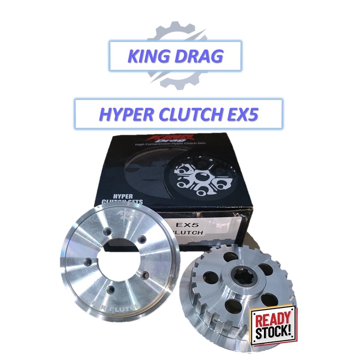 King Drag Racing Hyper Clutch For Honda Ex5 / Ex5 Dream / Wave 100 ( Ready Stock ) | Shopee Malaysia