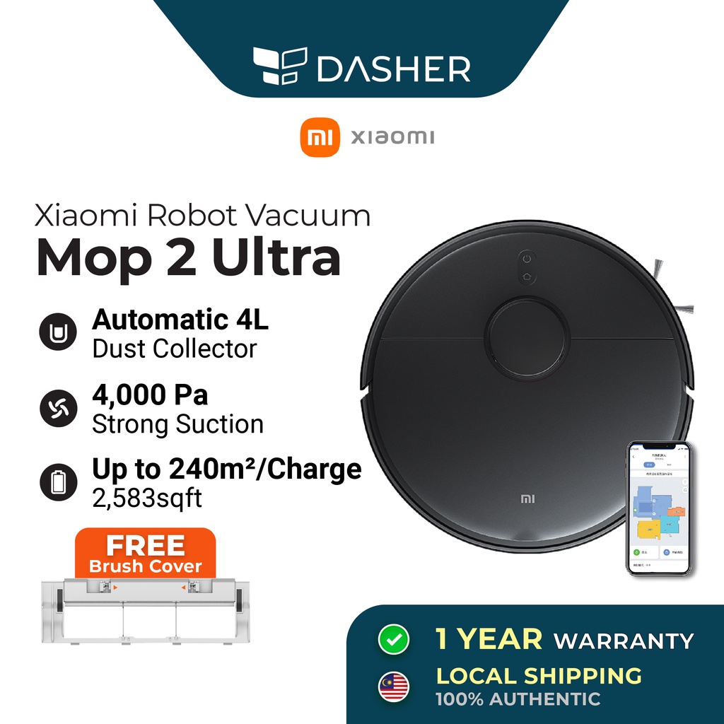 (Dust Collector Only) XiaoMi Robot Vacuum- Ultra LDS Laser Navigation ...