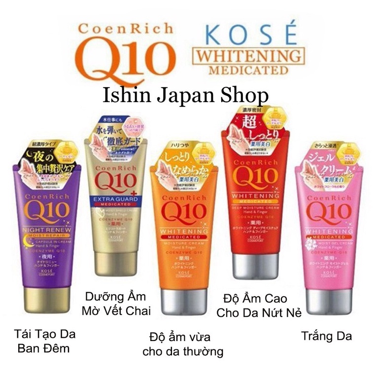 (New Model 2024) Q10 Kose Hand Cream Japan 80g Tube | Shopee Malaysia