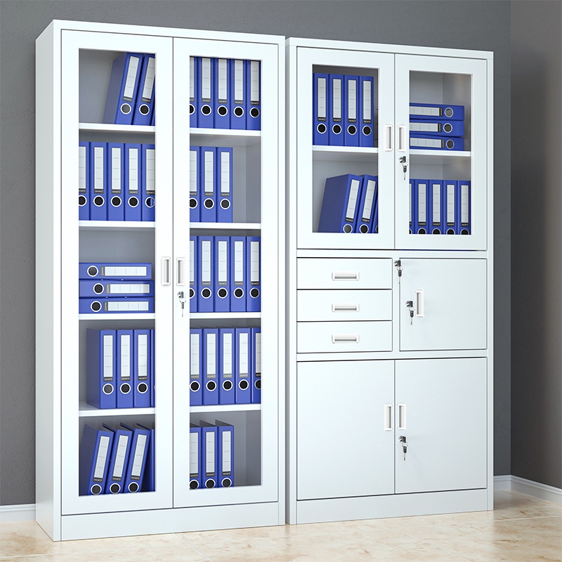 LUJP Steel Office File Cabinet Iron Cabinet Document Cabinet Data ...