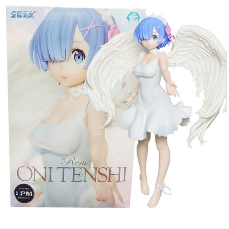 SEGA LPM Re Zero Kara Hajimeru Isekai Seikatsu REM Figure / 从零开始的异世界生活 蕾姆 雷姆天使 手办 景品 | Shopee ...