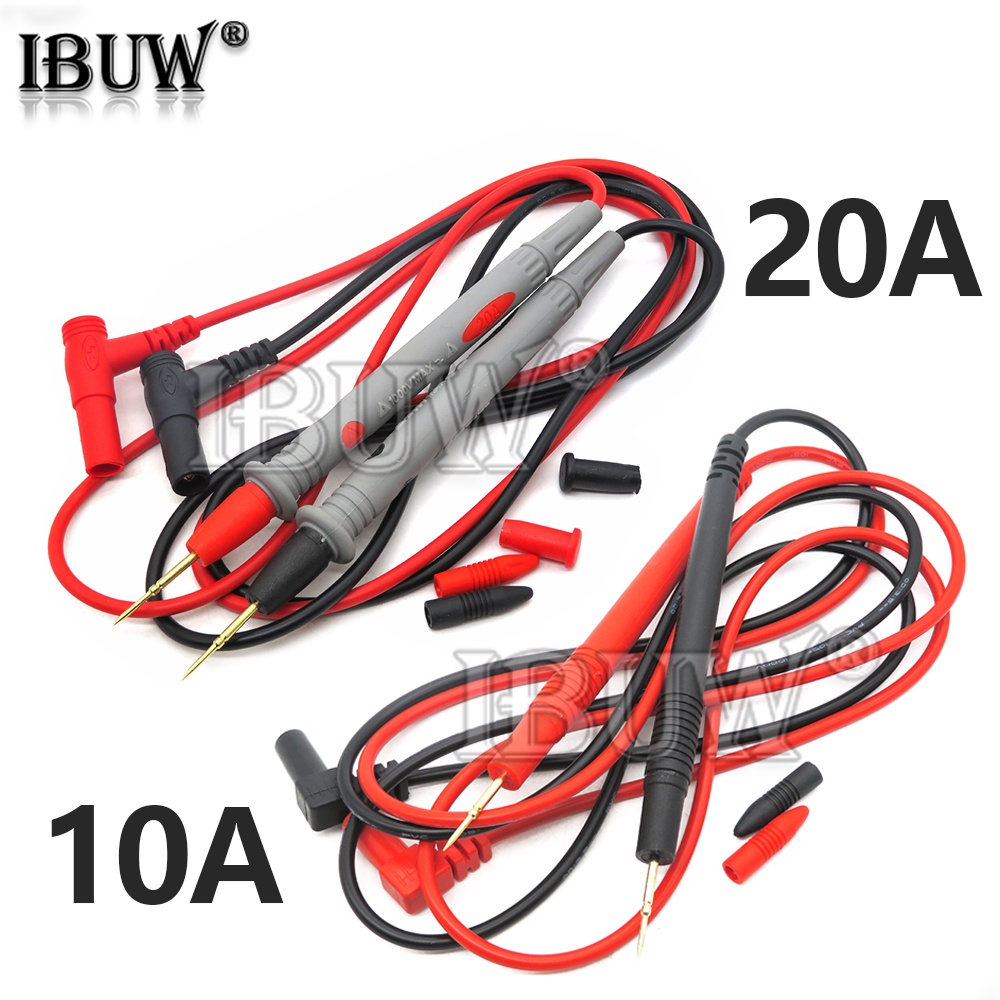 1 Pair 1000V 10/20A Ammeter Test Cord Useful Universal Multimeter Multi ...