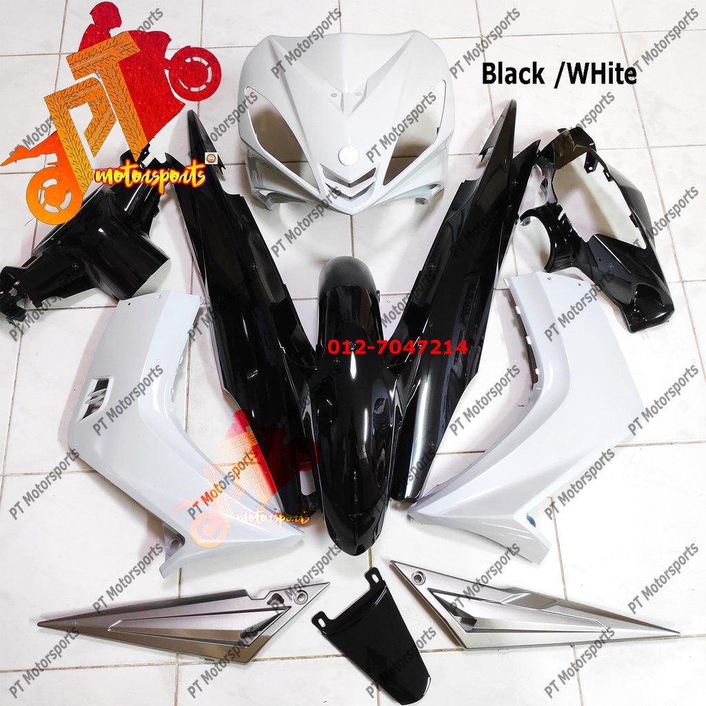 Yamaha Lc 135 V1 Cover Set Kosong Black Red Blue Yellow White Hijau ...
