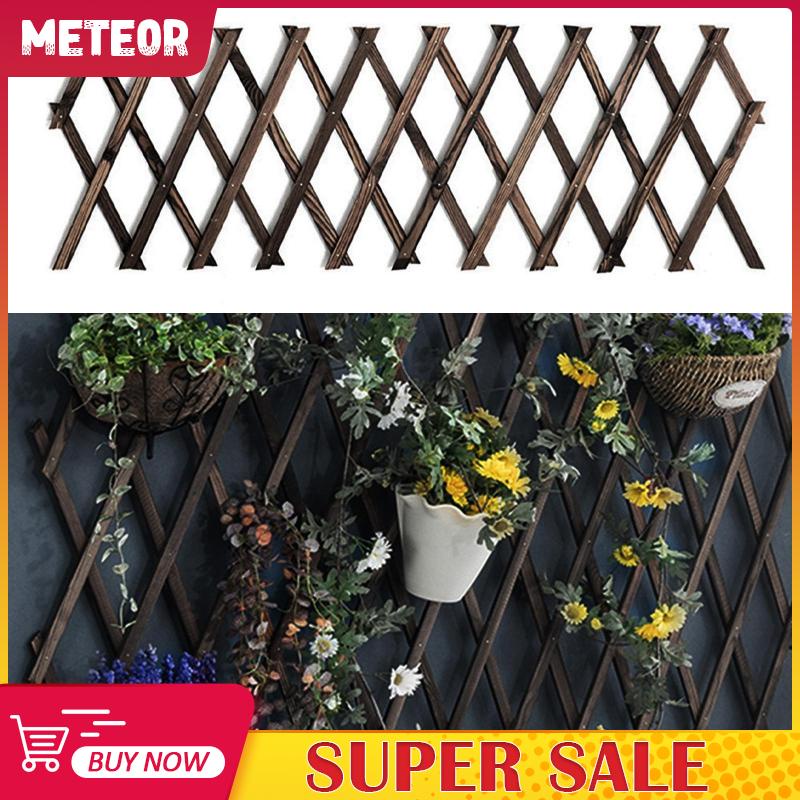 [meteorMY] Expanding Wooden Garden Trellis Retractable Fence Wooden ...