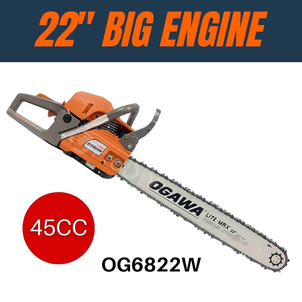 OGAWA Chainsaw 12" 16" 18" 20" 22" Chain Saw Heay Duty High Performance ...