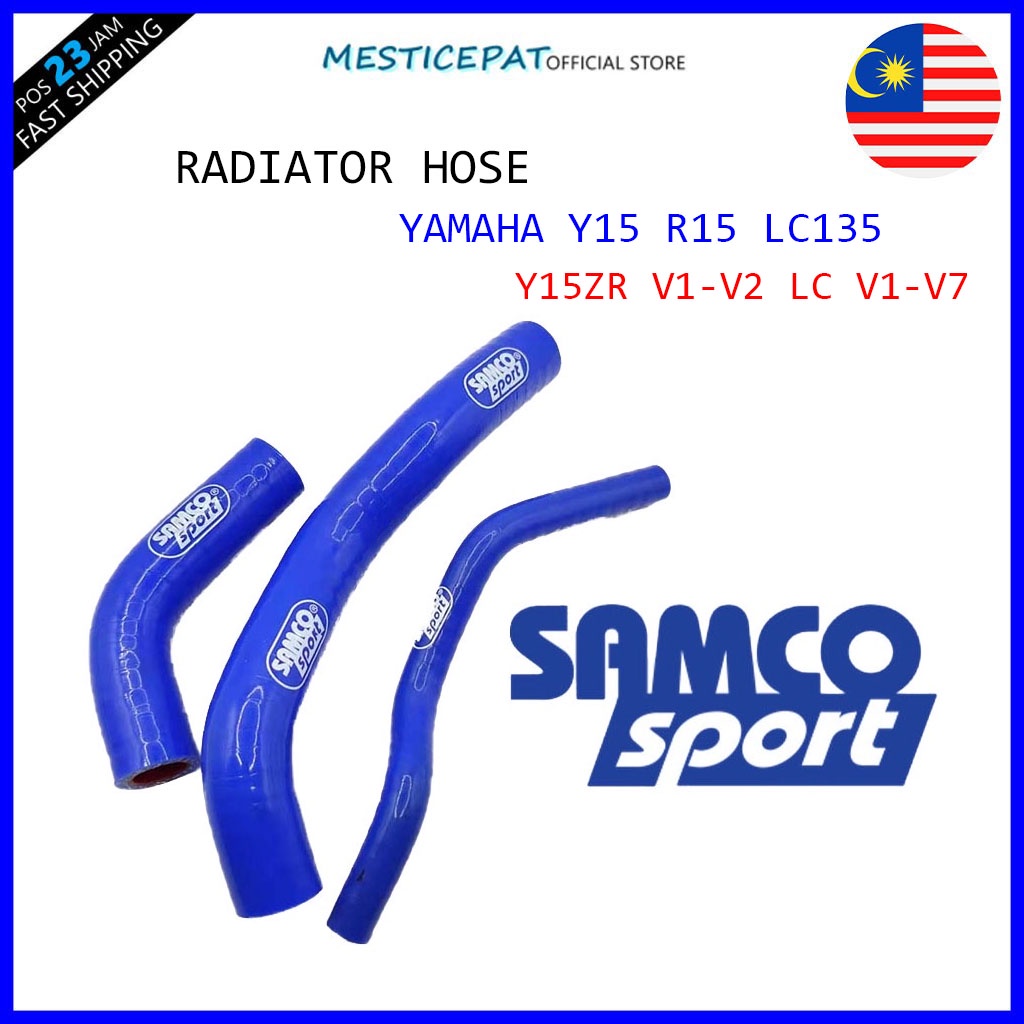YAMAHA Y15 / R15 / LC135 SAMCO RADIATOR HOSE RACING TANKI COOLANT Y15ZR ...