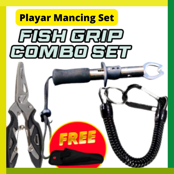 Penyepit Ikan Playar Mancing Pancing Memancing Set Plier Fishing Grip ...