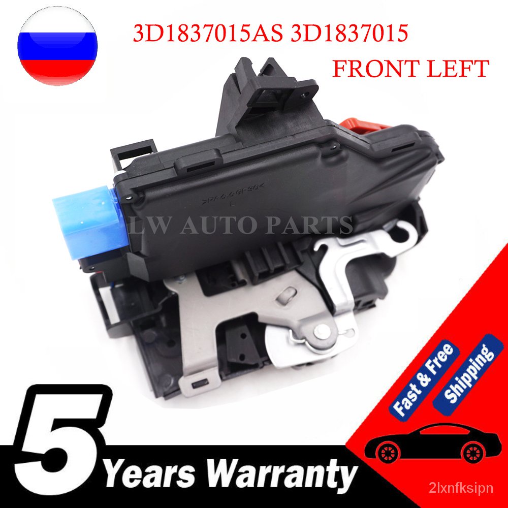 3D1837015 FRONT LEFT DOOR LOCK ACTUATOR CENTRAL MECHANISM FOR GOLF 5 V ...