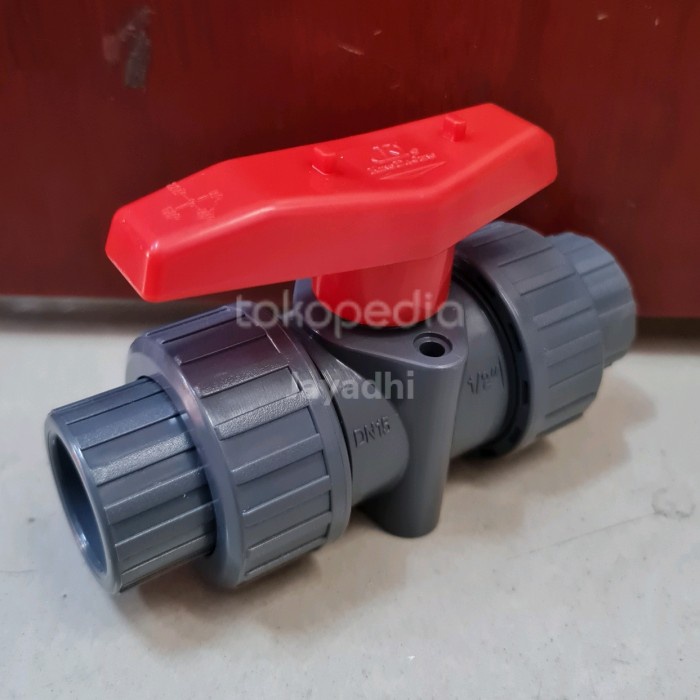 Pvc Ballvalve Stopkap Double Union Water Nuts 1-1/2 DN40 | Shopee Malaysia