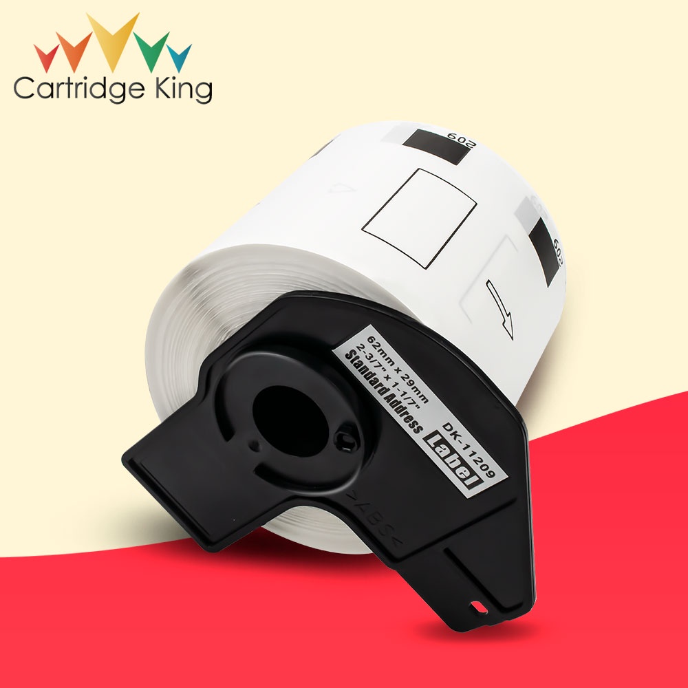 Brother Compatible Label Tape DK Rolls DK-22205 DK-11201 DK-11208 White ...