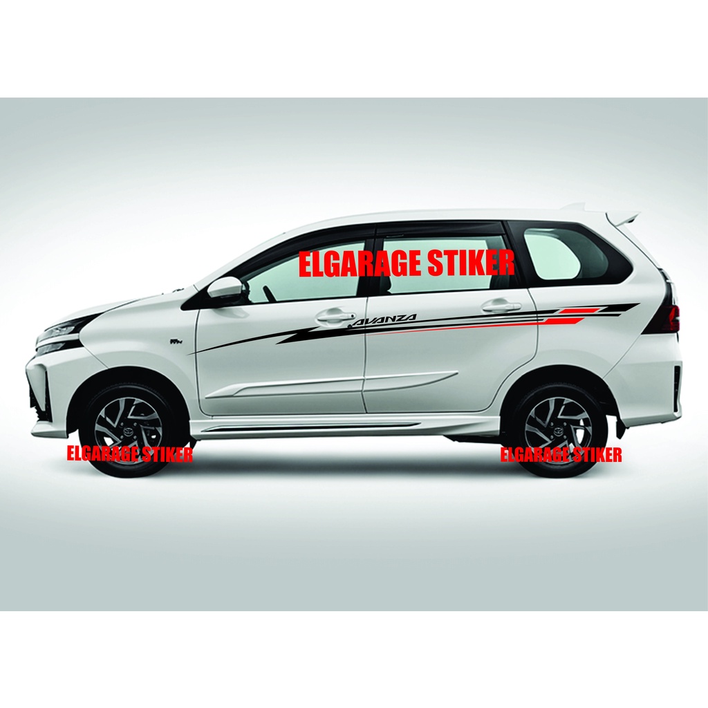 Avanza Car Sticker cutting Sticker list Car body Sticker avanza Car ...