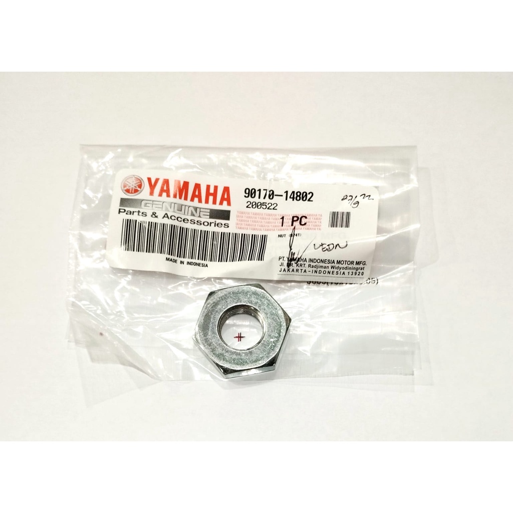 PULLY NUT/ REAR CVT BOLT/ NUT YAMAHA XMAX ORI (9017014802) | Shopee ...