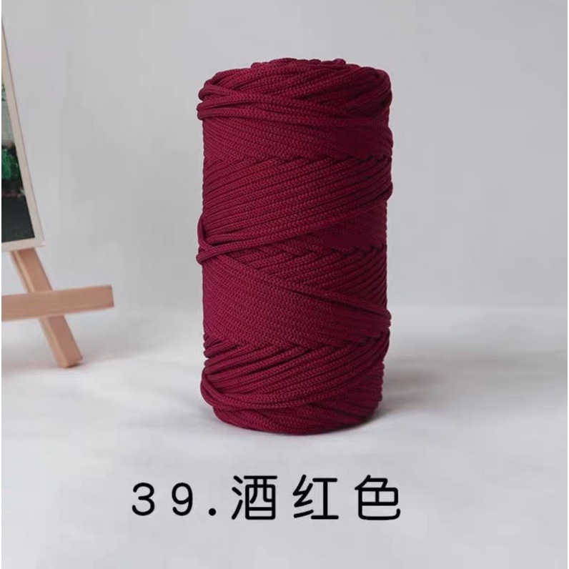 PP Spring 4MM Yarn benang Kait Yarn (300 gram) 4mm Premium Chunky rope ...