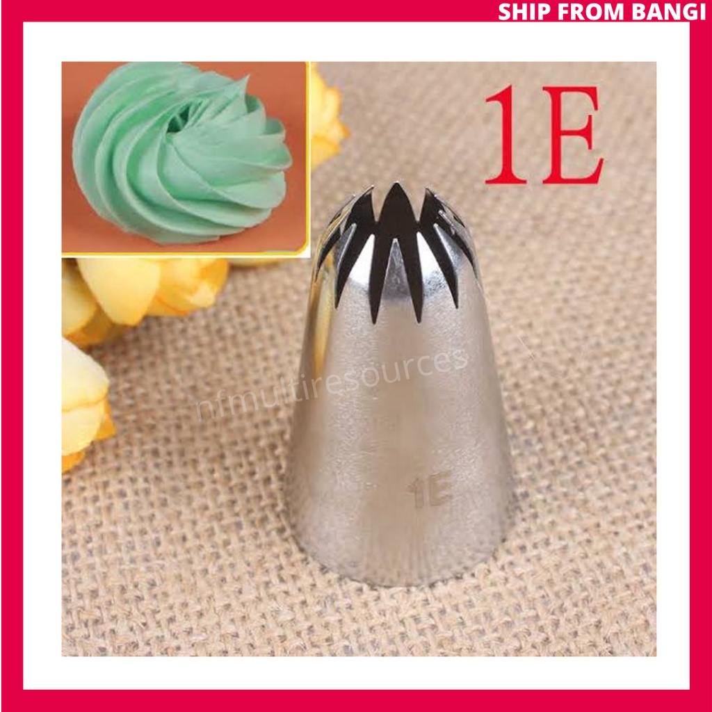Nozzle Cake Decoration Icing Piping Tips Deco Churros Acuan Swiss Tart ...
