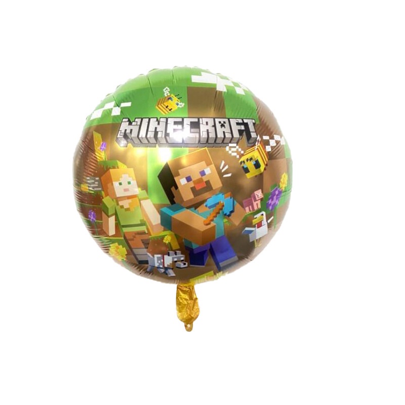 Minecraft Theme party decoration happy birthday Party Supplies Pixel ...