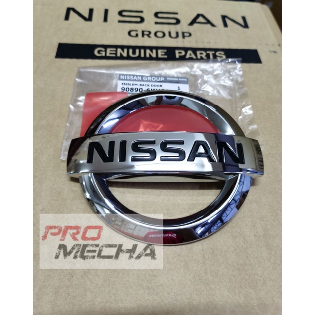 ORIGINAL NISSAN NAVARA D23T NP300 REAR TAIL GATE LOGO EMBLEM CHROME. REAR BONNET EMBLEM | Shopee ...