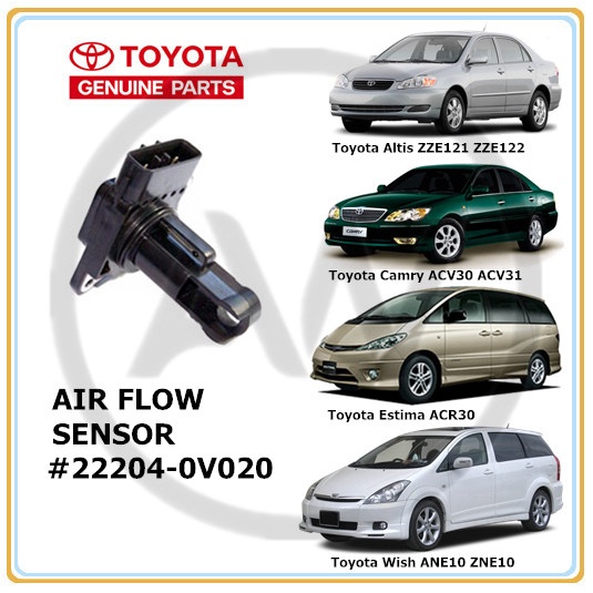 Original Toyota Camry ACV30 ACV31 Altis ZZE121 ZZE122 Estima ACR30 Wish ANE10 ZNE10 Air Flow ...