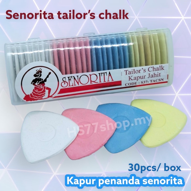 Kapur penanda senorita/ senorita tailor’s chalk/ kapur senorita/ kapur ...