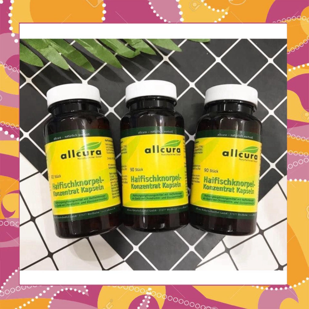 Allcura Shark Cartilage For Bones And Joints - Germany (90V) ge / dp ...