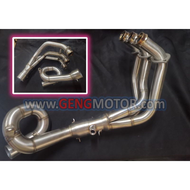 Clear Stock! Ready stock Full system exhaust link pipe stainless Steel ...